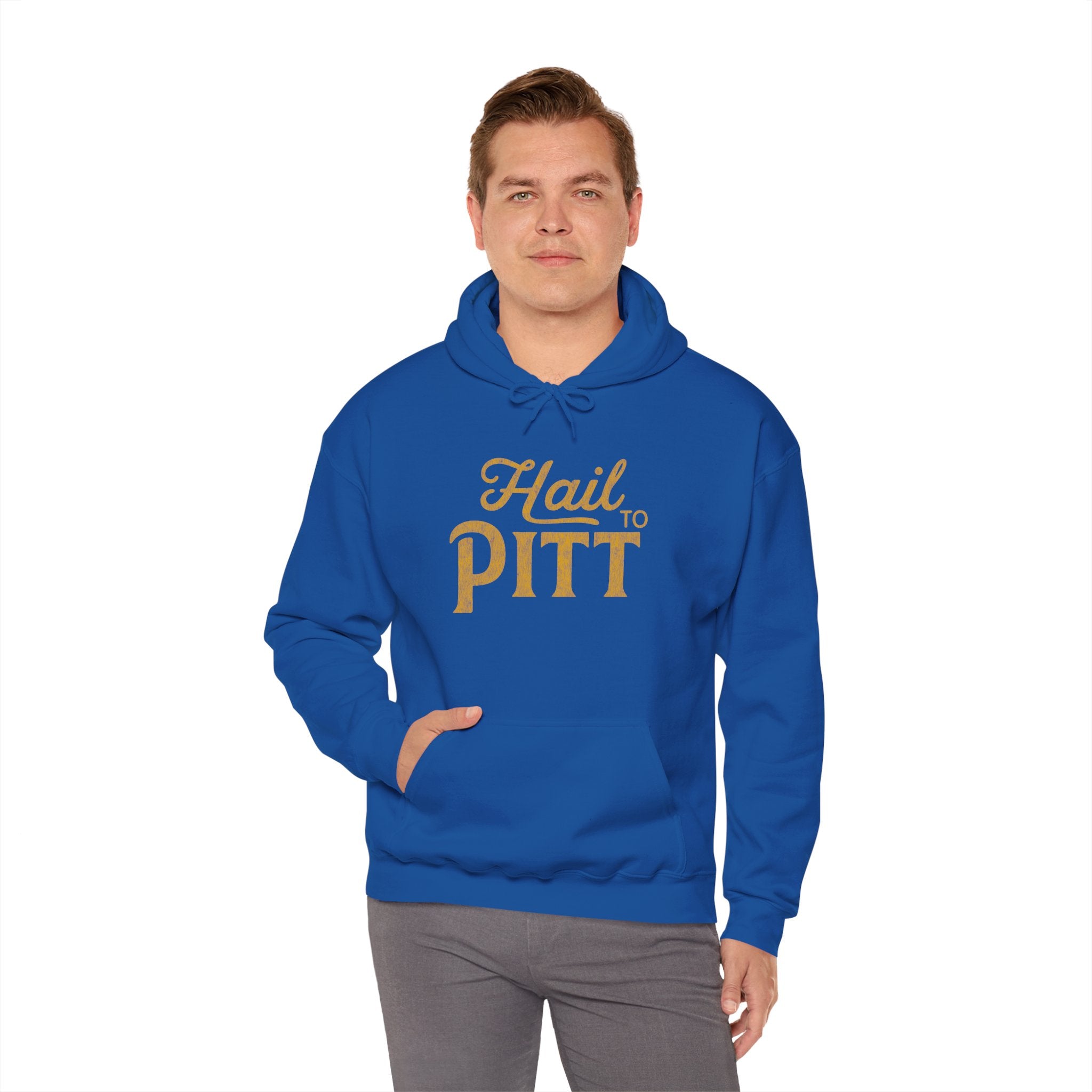 Pitt Backyard Brawl Hoodie | Royal “Hail to Pitt” – Sideline Supply Company